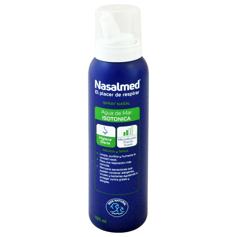Nasalmed Spr Nasal Isotónica con 120Ml - Farmacias Medicity