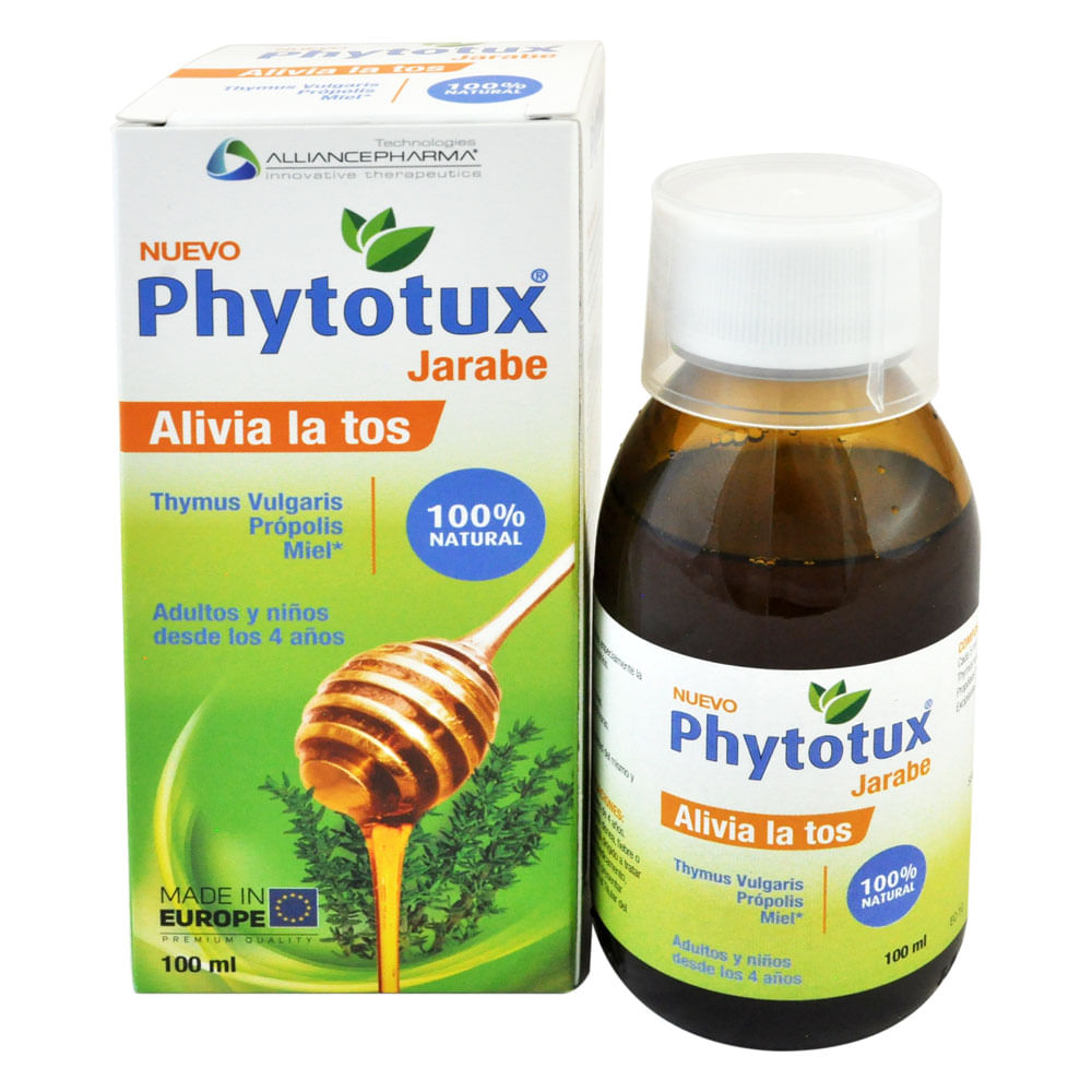 Phytotux Jarabe Frasco con 100 mL - Farmacias Medicity