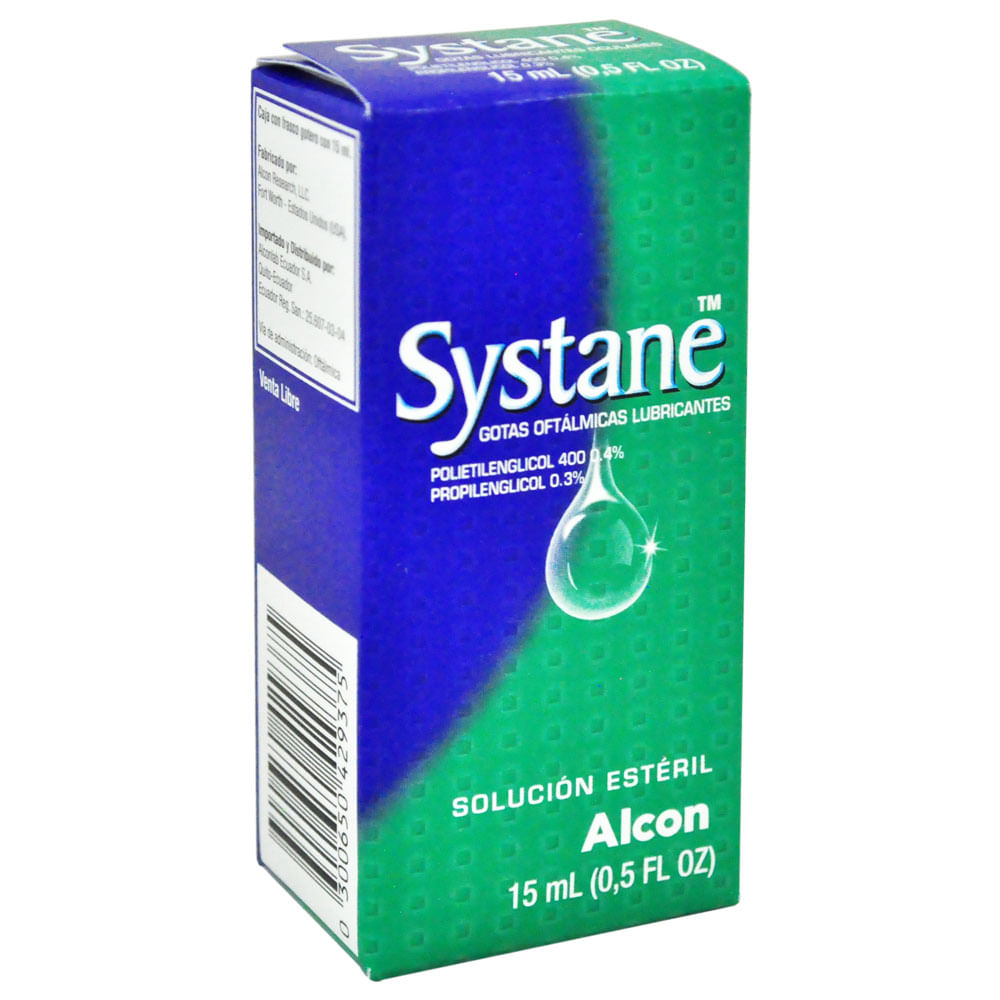 Systane Gotas Oftálmico 4/3 mg/ mL Con 15 mL - Farmacias Medicity