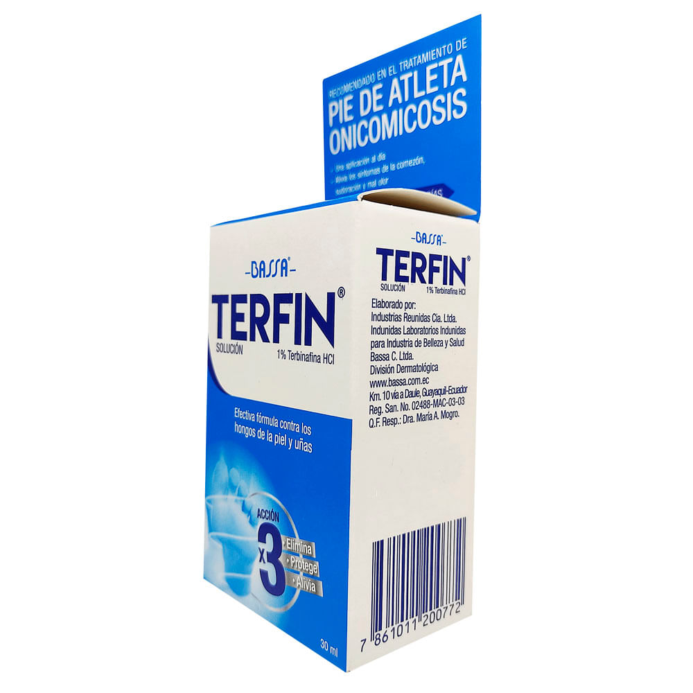 Terfin Solución Tópica 1% Frasco Con 30 mL - Farmacias Medicity