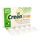 Creon 25 000 Cápsulas 300 mg Caja Con 20 Unidades - Farmacias Medicity