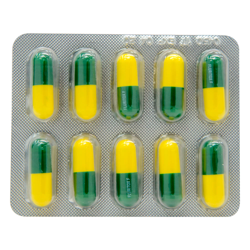 Fluritox F Cápsulas Caja Con 30 Unidades - Farmacias Medicity