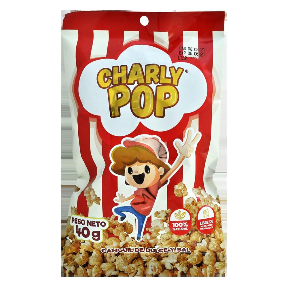 Charly Pop Snacks Canguil Dulce-Sal con 40 g - Farmacias Medicity