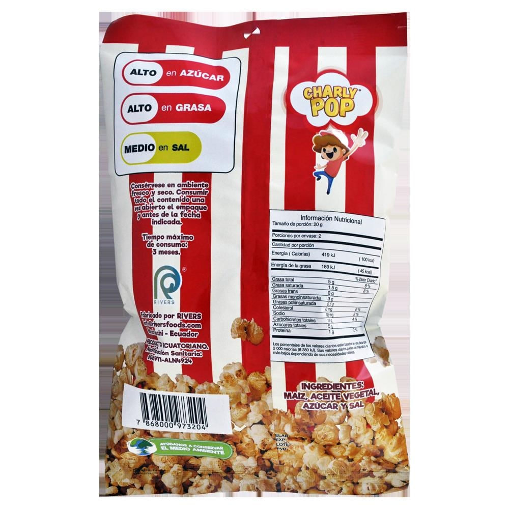 Charly Pop Snacks Canguil Dulce-Sal con 40 g - Farmacias Medicity