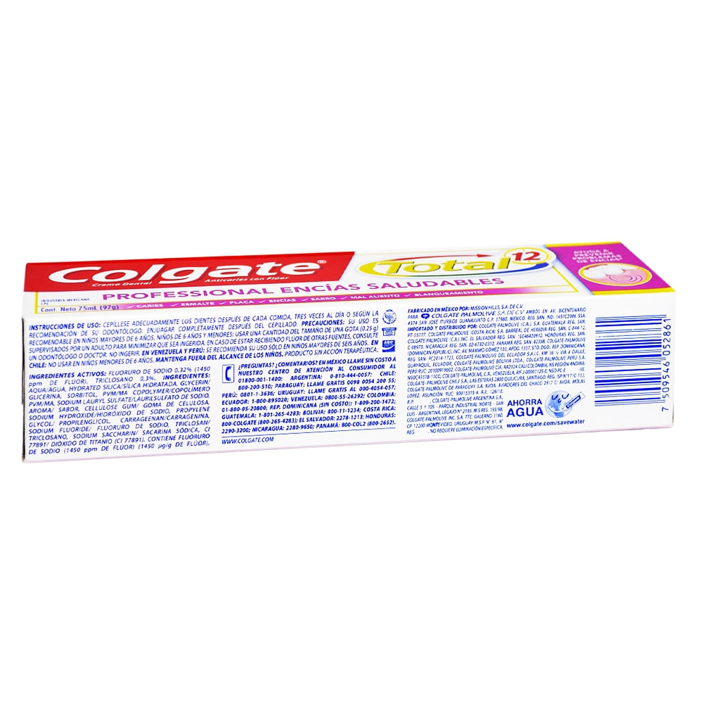 Colgate Pasta Dental Profunda Encias Saludables 75 ml - Farmacias Medicity