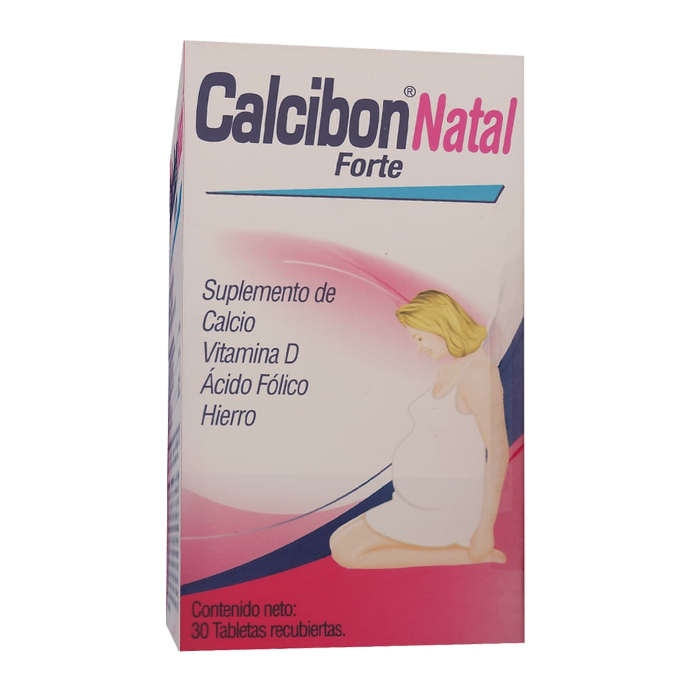 Calcibon Natal Forte Tableta Recubierta Caja Con 30 Unidades ...