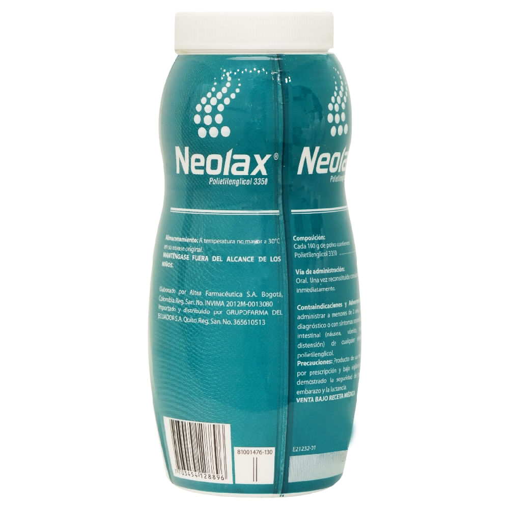 Neolax Polvo 100 g Frasco 250 g - Farmacias Medicity