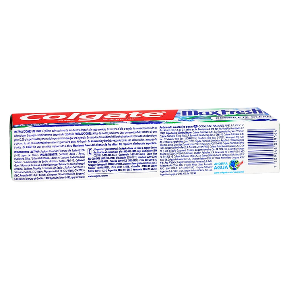 Colgate Pasta Dental Maxima Fresh 75 ml - Farmacias Medicity