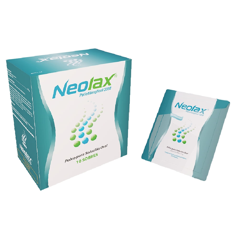 Neolax Polvo 100 g Sobres 17 g Caja Con 10 Unidades - Farmacias Medicity