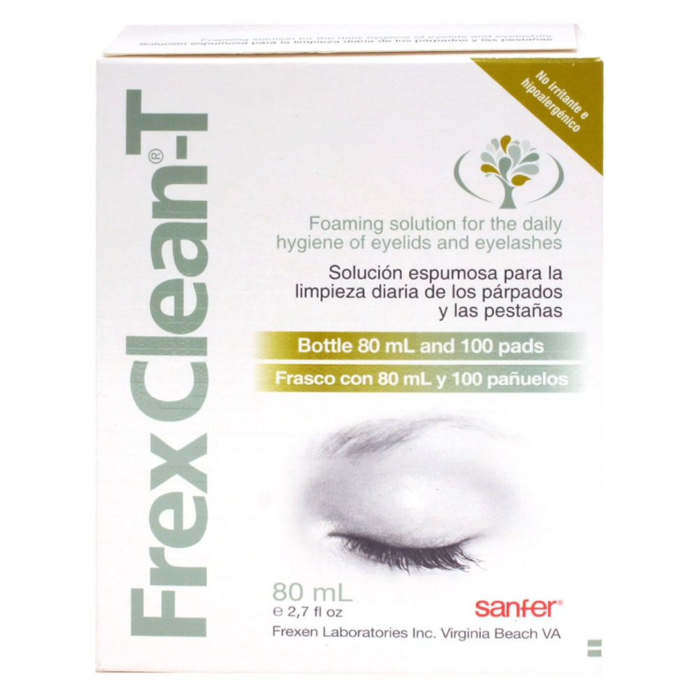 Frex Clean T Solución Espumosa Parpados - Farmacias Medicity