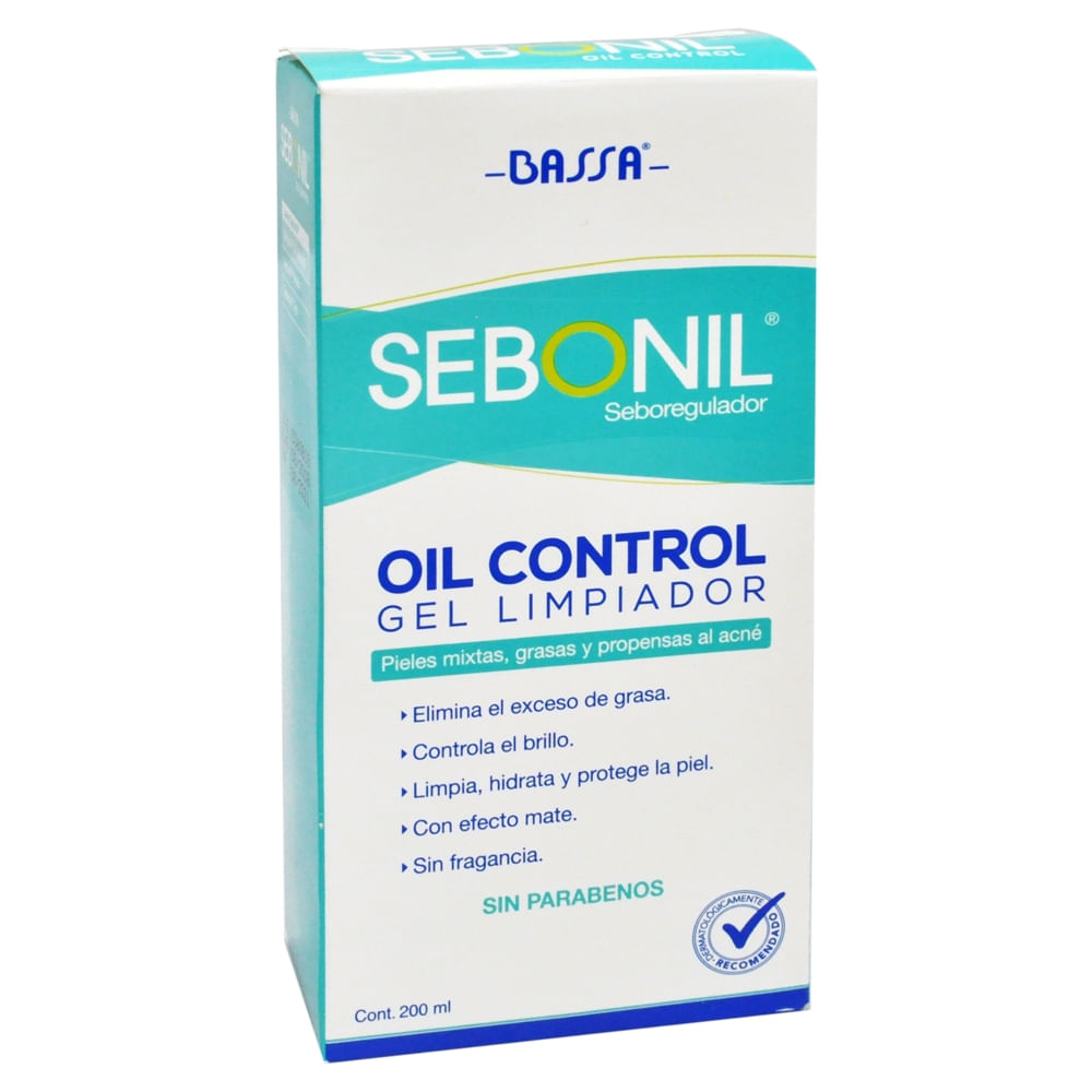 Sebonil Gel Facial Limpieza Oil Control 200 ml - Farmacias Medicity