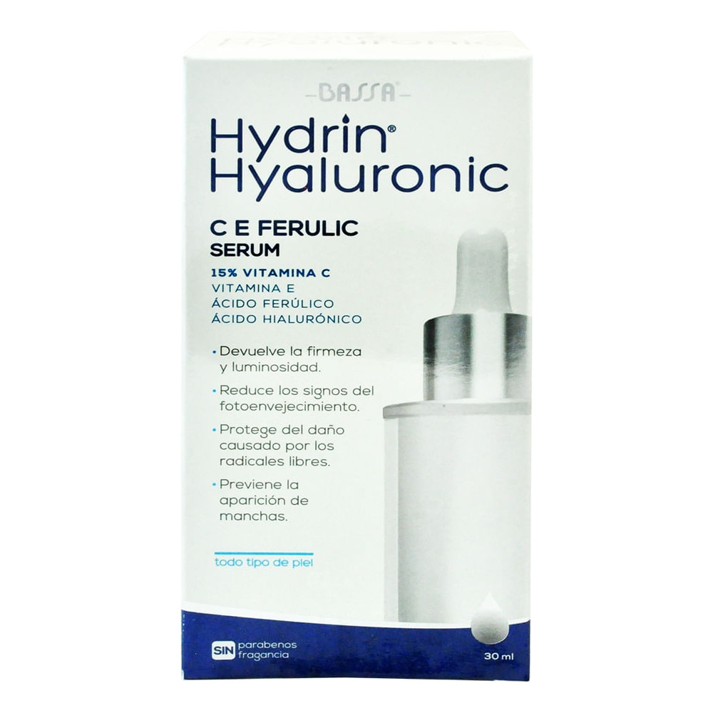 Hydrin Hyaluronic Sérum C E Ferulic 30 ml - Farmacias Medicity