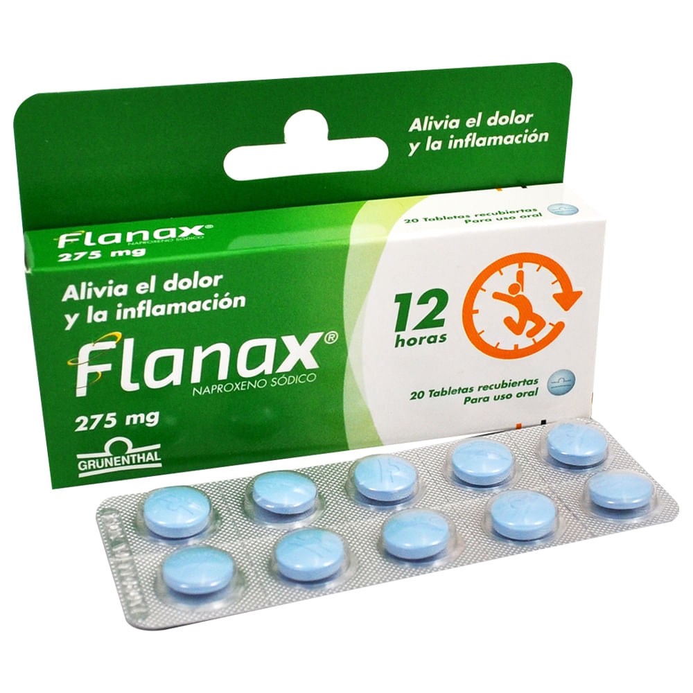 Flanax Tabletas Caja 20 Unidades - Farmacias Medicity