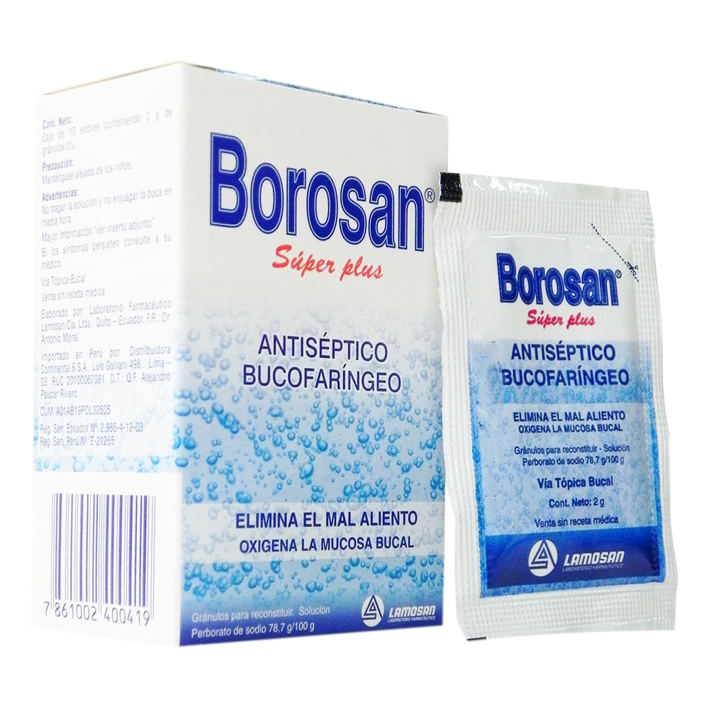 Borosan Granulados Super Plus Sobres 2G Caja Con 10 Unidades ...