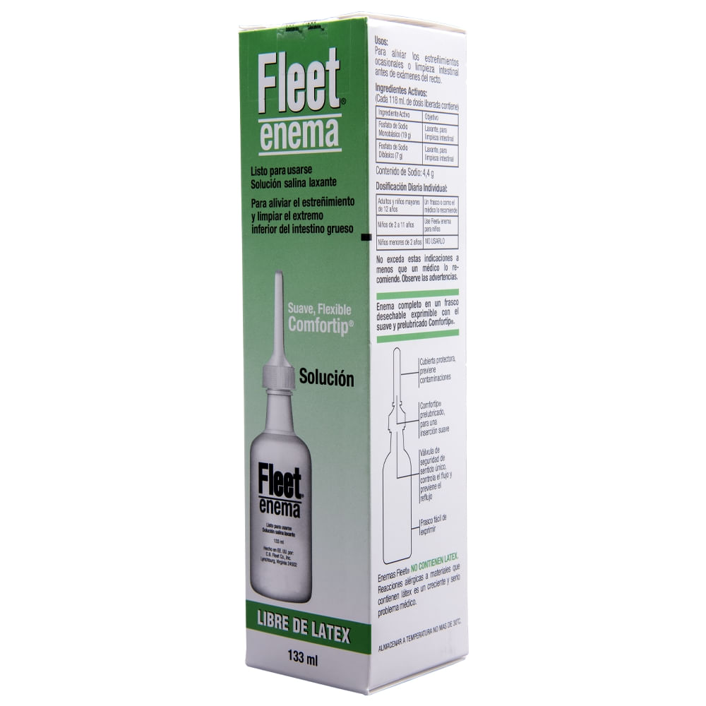 Fleet Enema Solución Rectal Adu Frasco con 133 mL - Farmacias Medicity