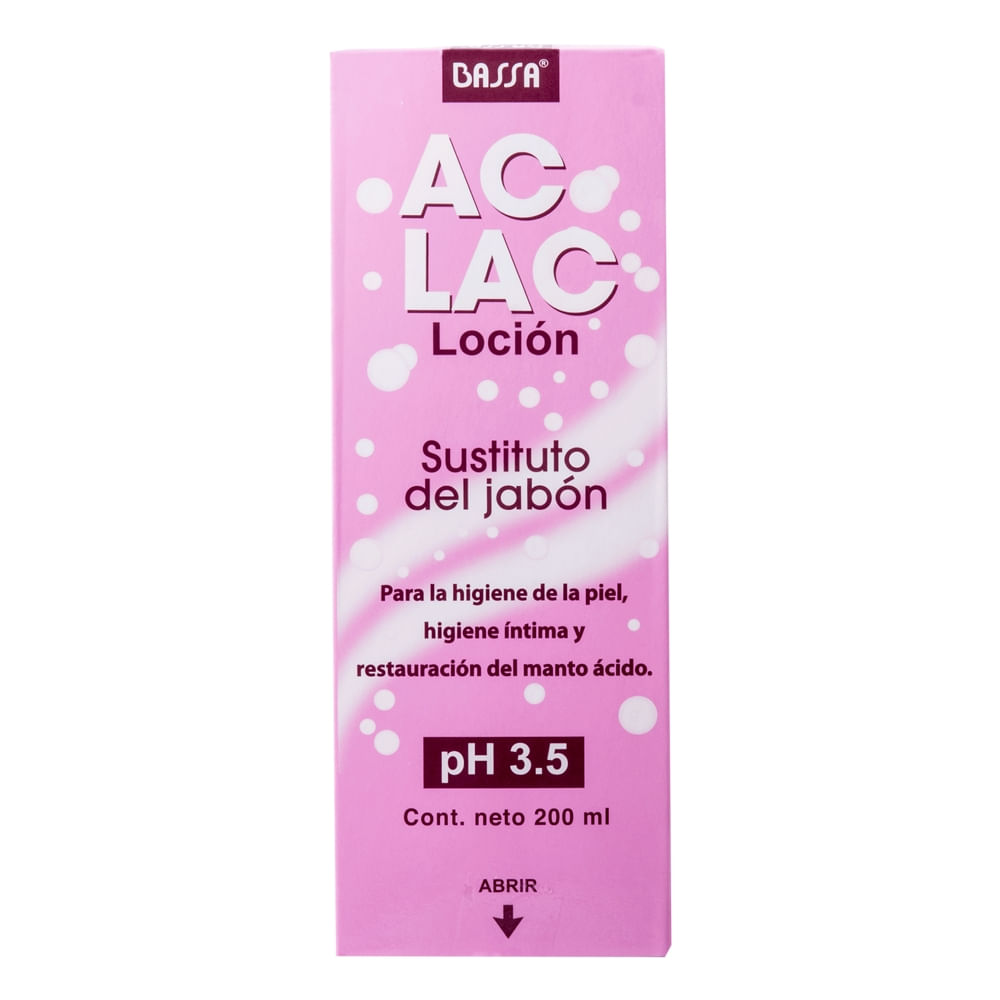 Ac Lac Sustancia Jabón Líquido Loción Ph 3.5 200 ml - Farmacias Medicity