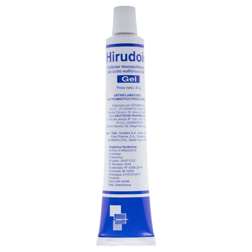 Hirudoid Gel 0.3% Tubo - Farmacias Medicity