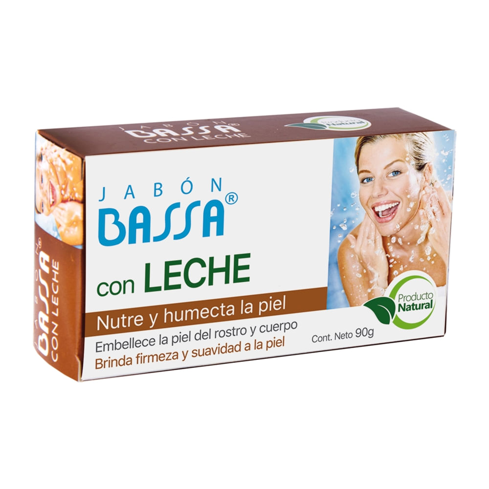 Bassa Jabón en Barra Leche 90 g - Farmacias Medicity