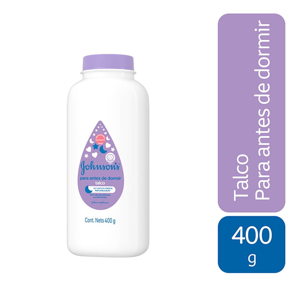 Johnson's Talco Bebé Antes de Dormir 400 GR - Farmacias Medicity