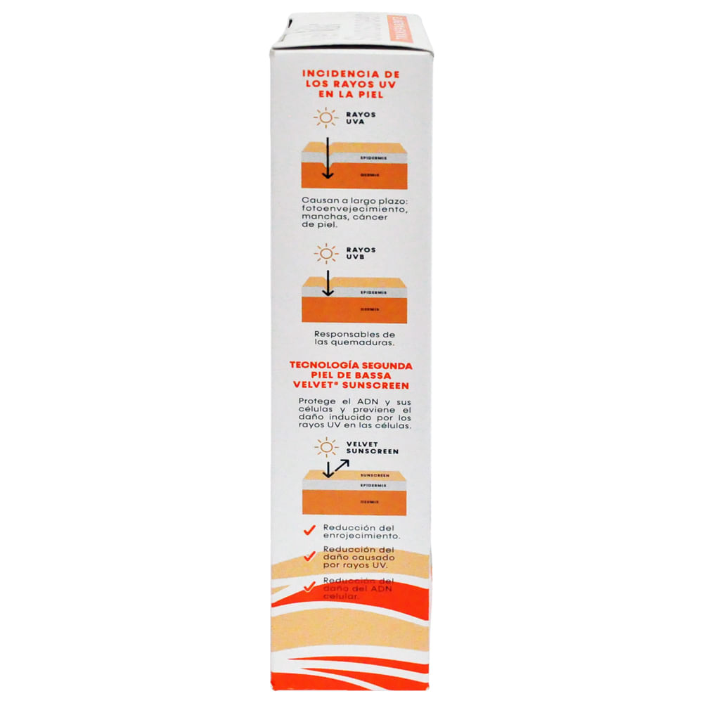 Velvet Protector Solar Gel 50+ Transparente 50 ml - Farmacias Medicity