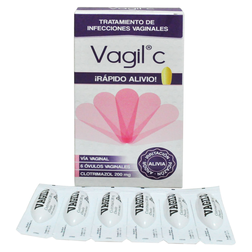 Vagil C Óvulos 200 mg Caja Con 6 Unidades - Farmacias Medicity