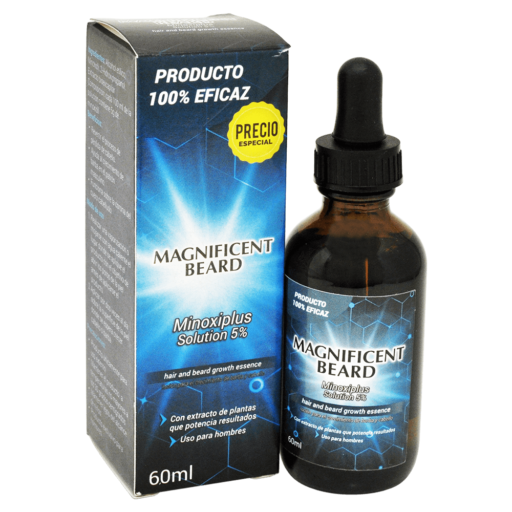 Magnifice NT Beard Loción 5% 60 ml - Farmacias Medicity