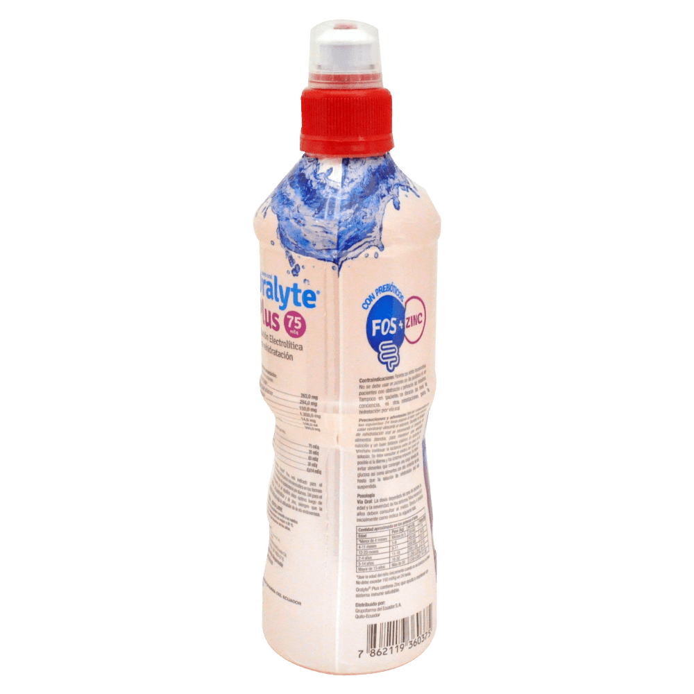 Oralyte 75 Plus Solución Uva Frasco Con 400 ml - Farmacias Medicity