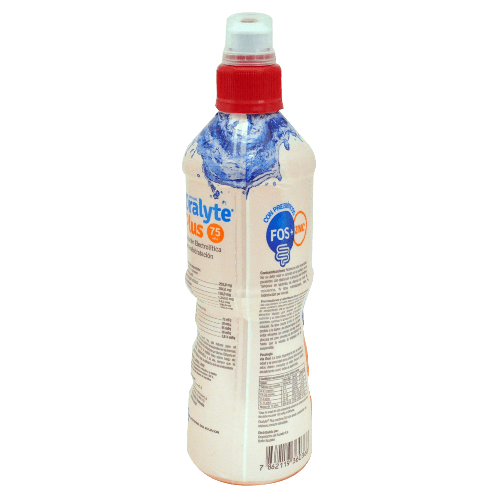 Oralyte 75 Plus Solución Mandarina Frasco Con 400 ml - Farmacias Medicity