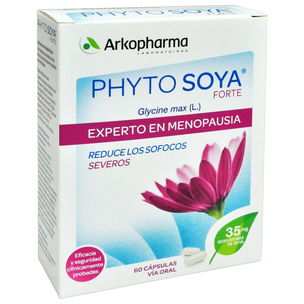 Phyto Soya Forte 35mg Cápsulas Caja con 60 Unidades - Farmacias Medicity