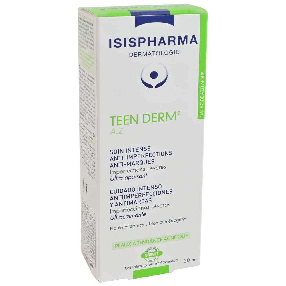 Teen Derm Crema Az Antiinperferciones 30 ml - Farmacias Medicity
