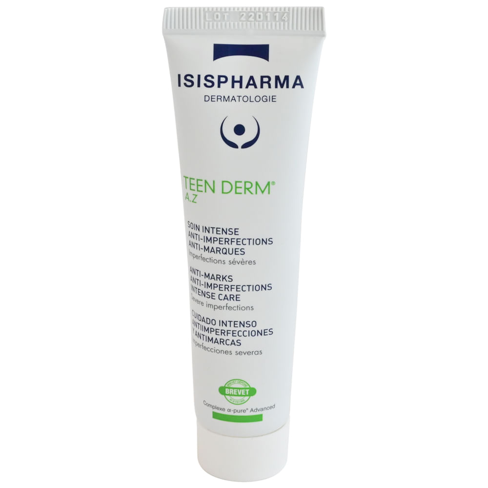 Teen Derm Crema Az Antiinperferciones 30 ml - Farmacias Medicity