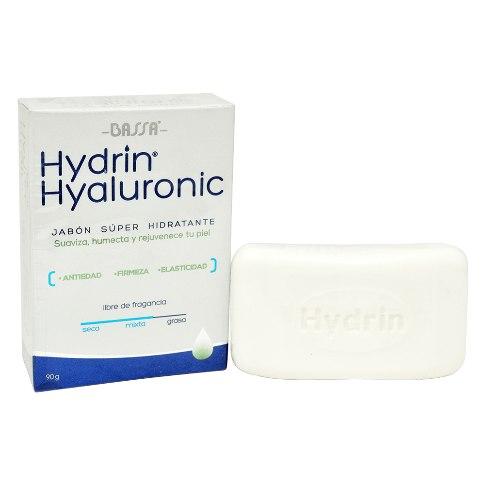 Hydrin Hyaluronic Jabón Barra Hidratante 90 g - Farmacias Medicity
