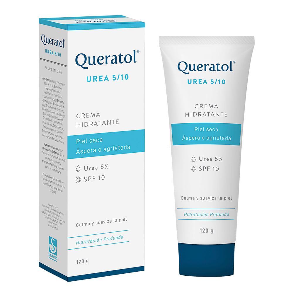 Queratol 5 Crema Hidratante Fps 10 Tu 120 g - Farmacias Medicity