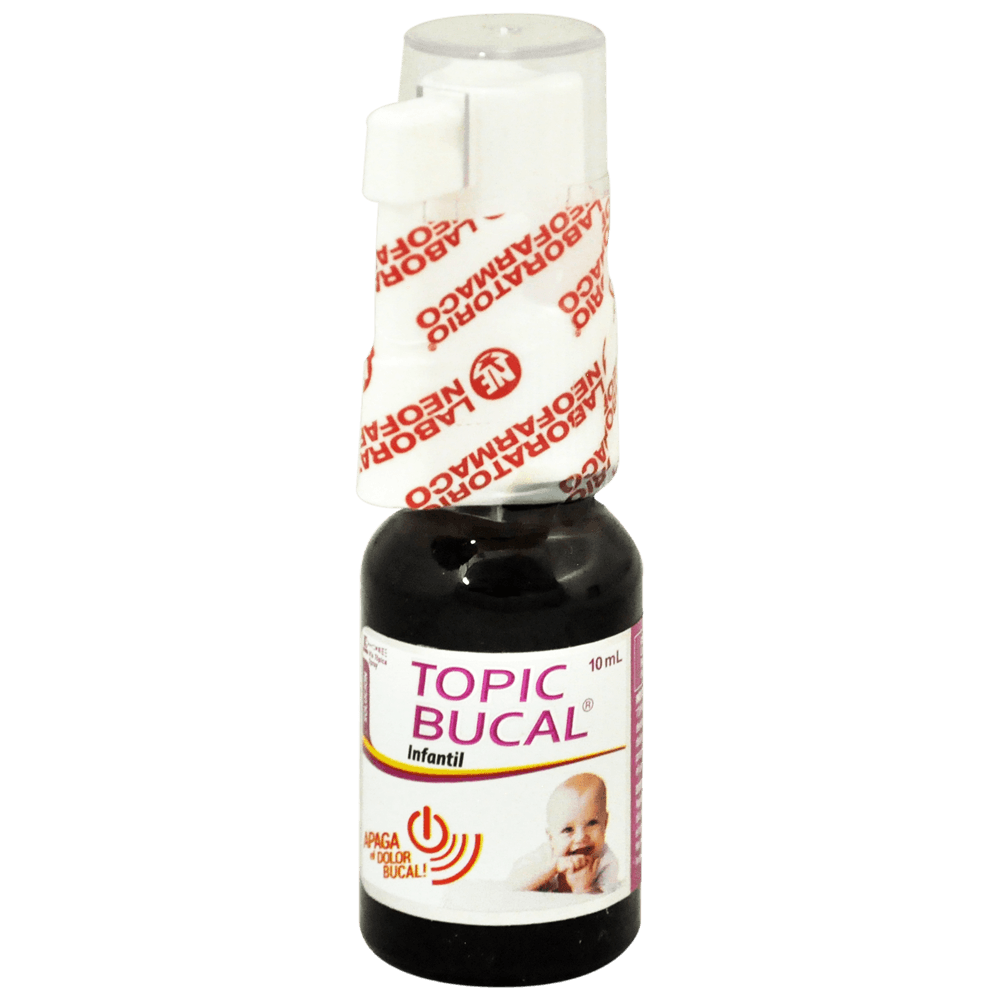 Topic Bucal Solución Infantil Frasco 10 ml - Farmacias Medicity