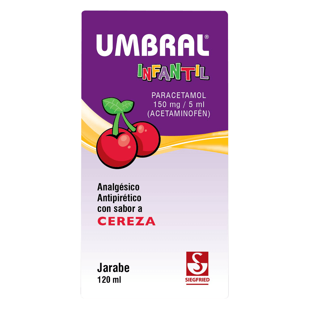 Umbral Jarabe 150mg/5ml Infusión Cereza Frasco 120 ml - Farmacias Medicity