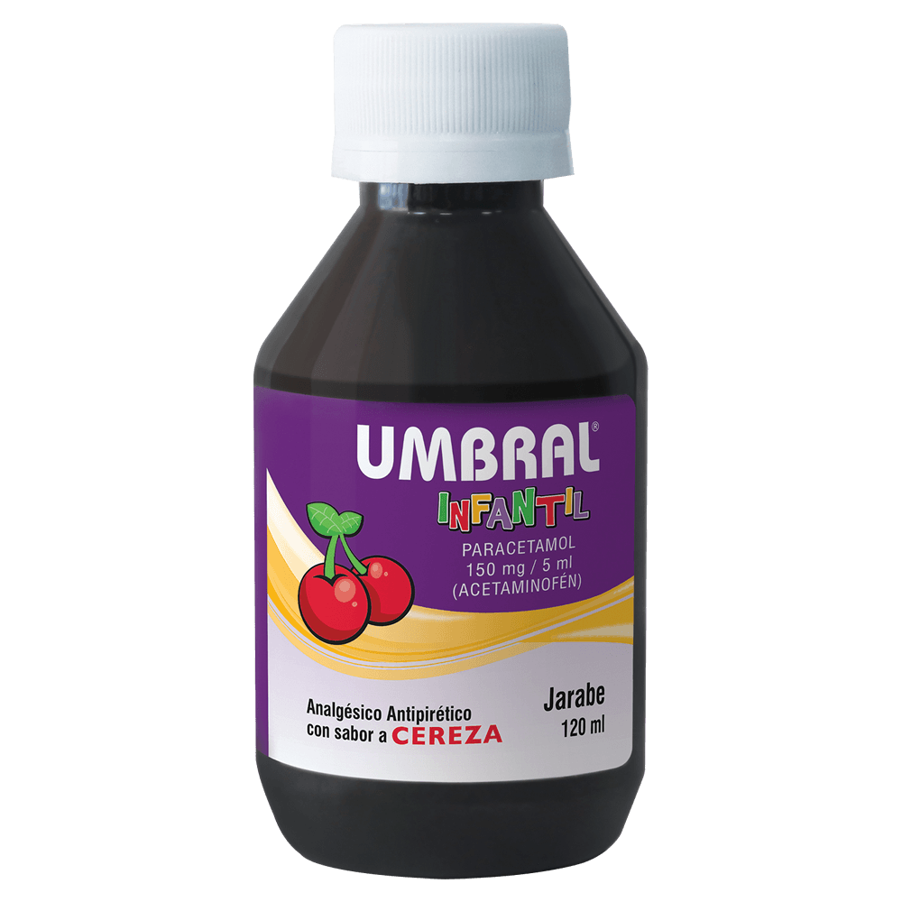Umbral Jarabe 150mg/5ml Infusión Cereza Frasco 120 ml - Farmacias Medicity