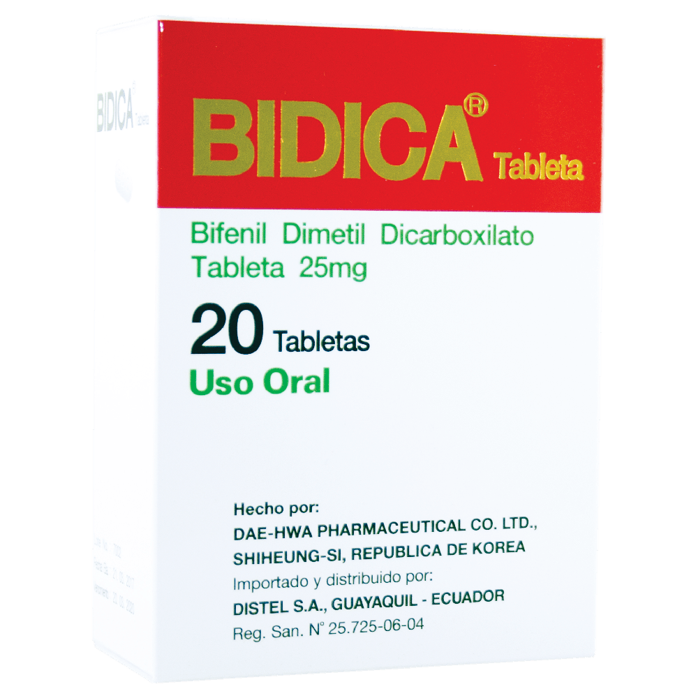 Bidica Tabletas 25 Mg Caja 20 Unidades Farmacias Medicity
