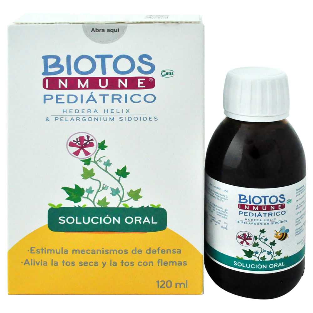 Biotos Inmune Solución Oral Pediátrico Frasco 120 ml - Farmacias Medicity