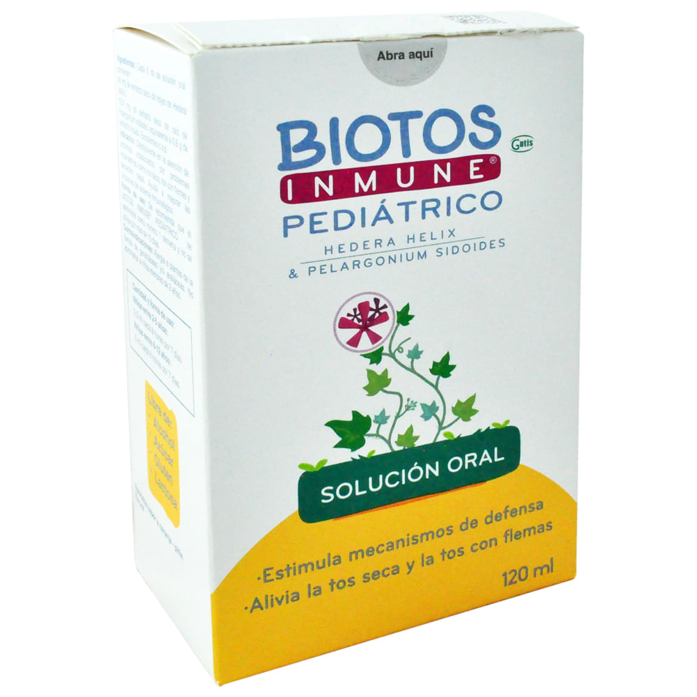 Biotos Inmune Solución Oral Pediátrico Frasco 120 ml - Farmacias Medicity