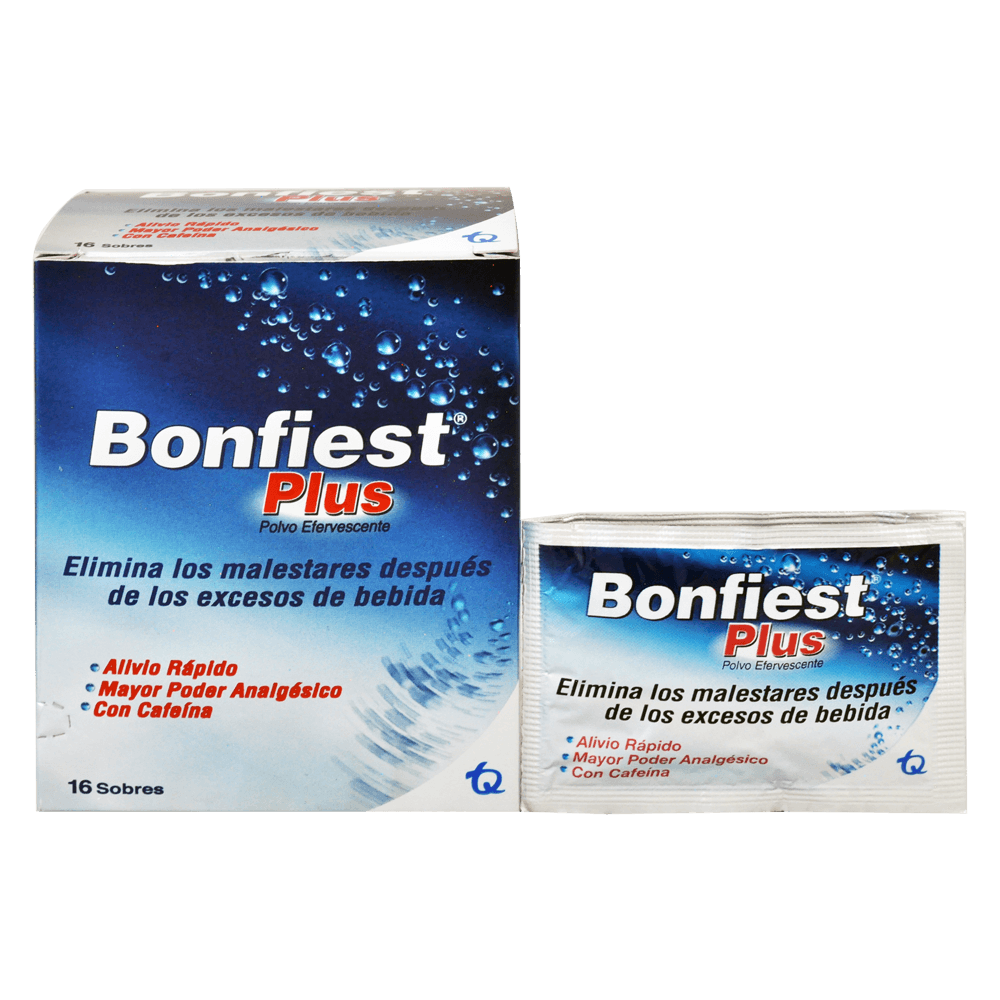 Bonfiest Plus Polvo Efervescente Sobre Caja 16 Unidades - Farmacias ...