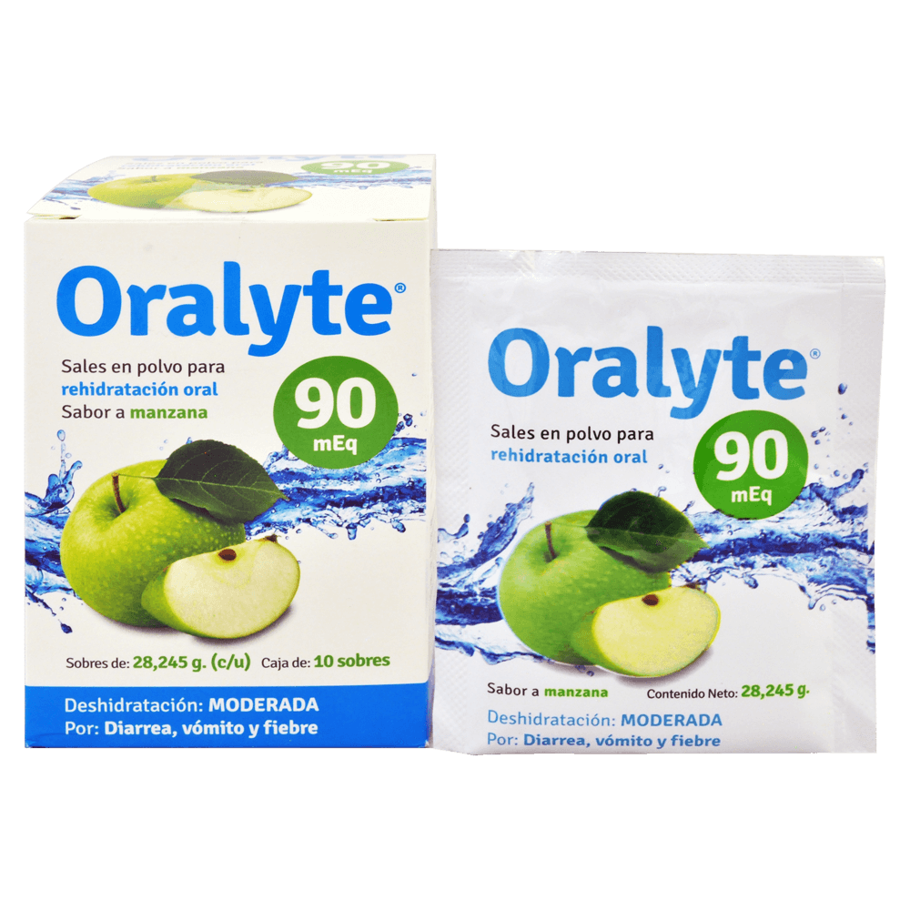 Oralyte Polvo Manzana Sobre Caja 10 Unidades - Farmacias Medicity