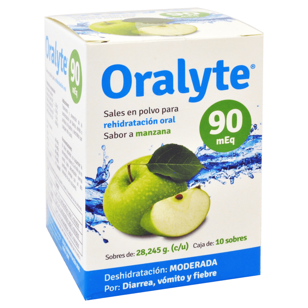 Oralyte Polvo Manzana Sobre Caja 10 Unidades - Farmacias Medicity