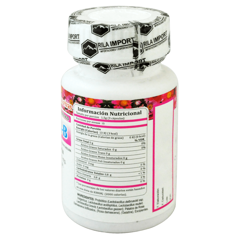 Lactoflor A-B Probióticos 500 mg Frasco 30 Unidades - Farmacias Medicity