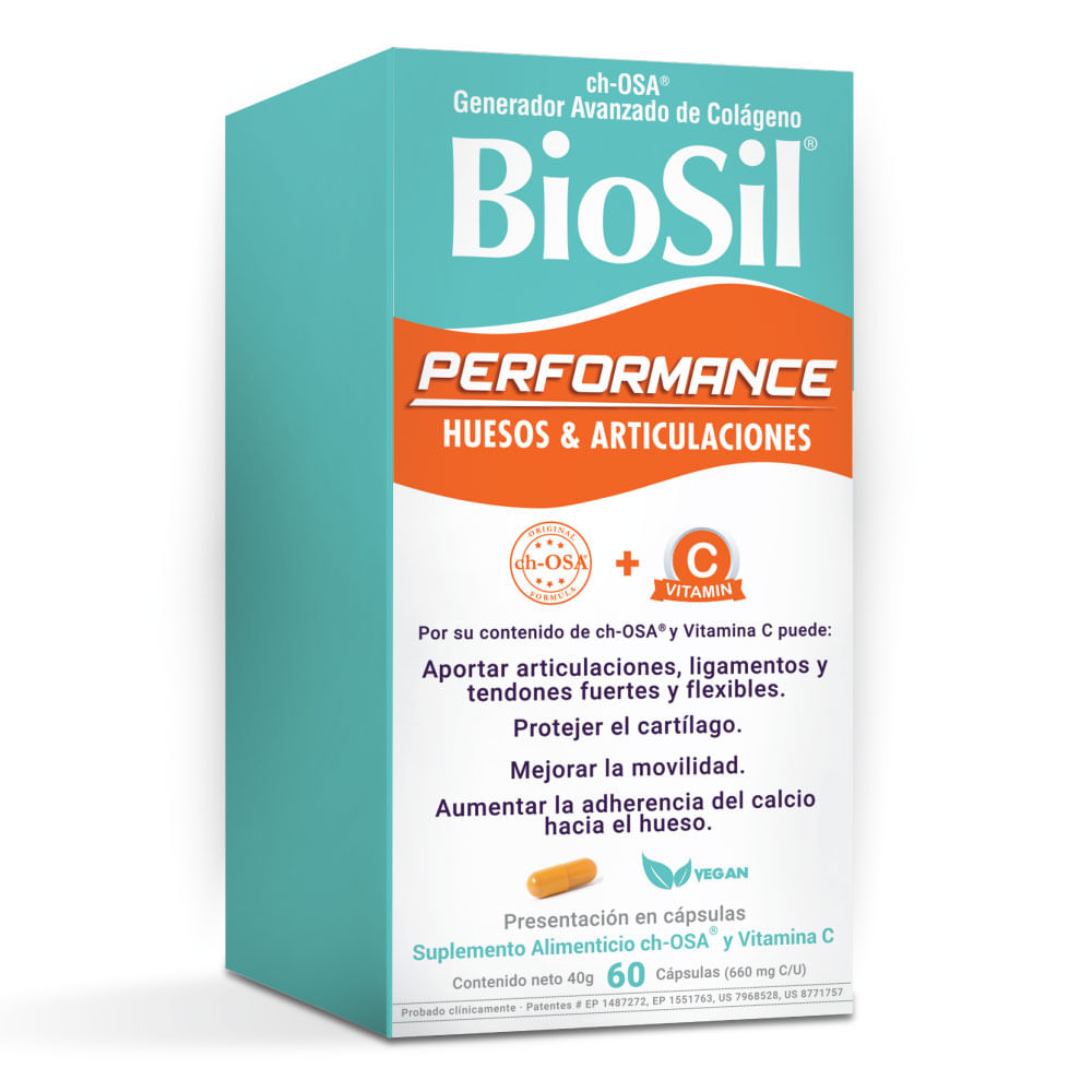 Biosil Performance Cápsula Frasco 60 Unidades - Farmacias Medicity