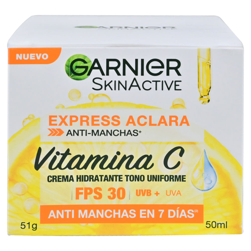 Garnier Crema Vit C Fps30 Anti Manchas 50 ml - Farmacias Medicity