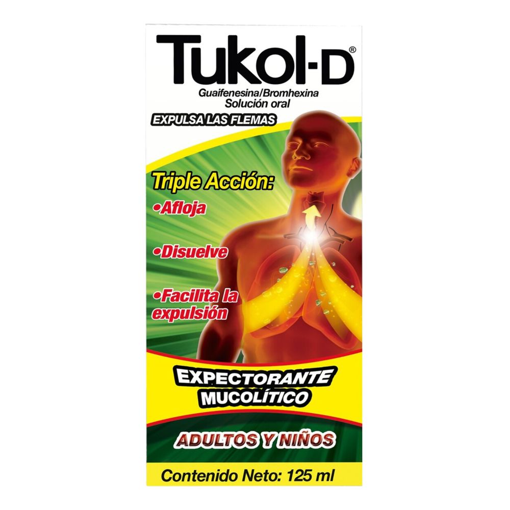 Tukol-D Solución Frasco 125 ml - Farmacias Medicity
