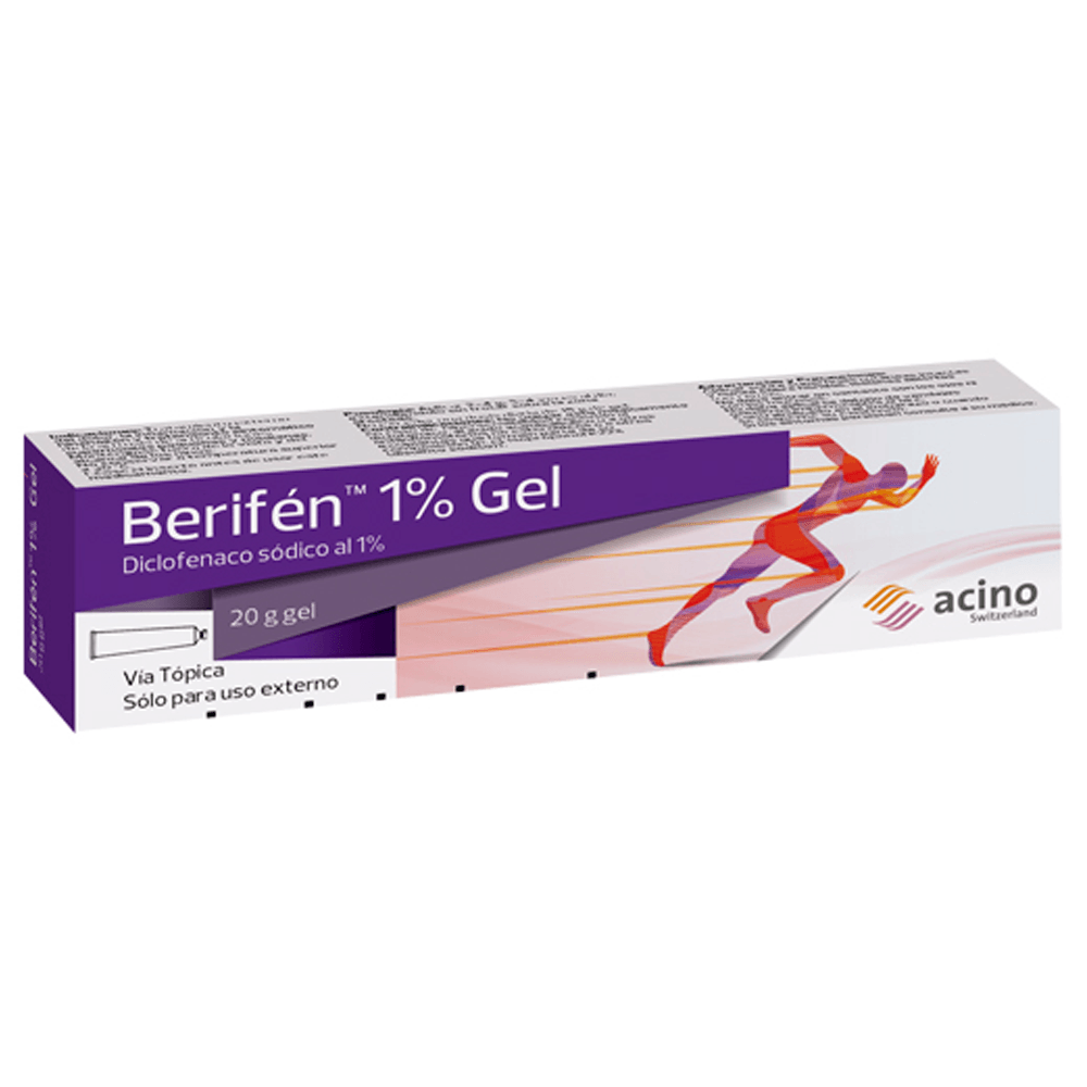 Berifen Gel 1% Tubo Con 50 g - Farmacias Medicity