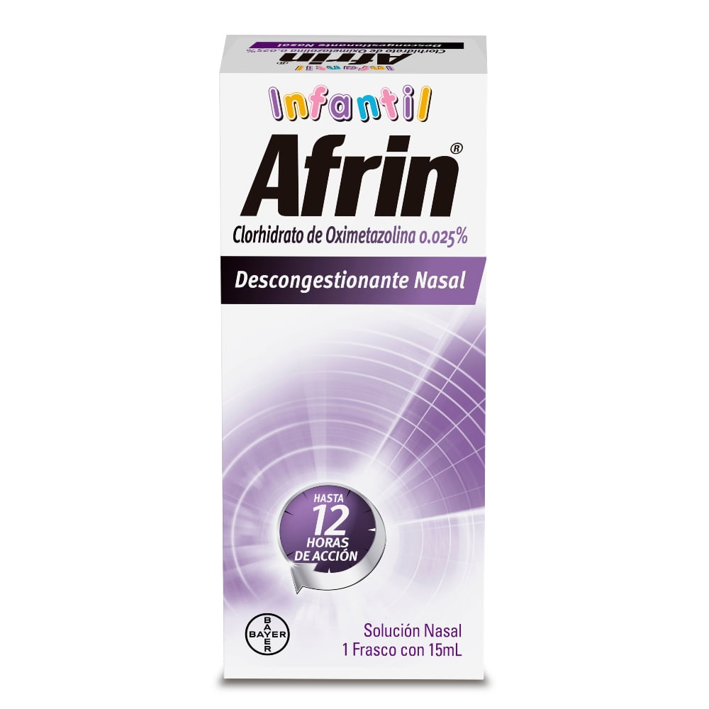 Afrin Infantil 0.025% Solución Nasal 15 ml - Farmacias Medicity