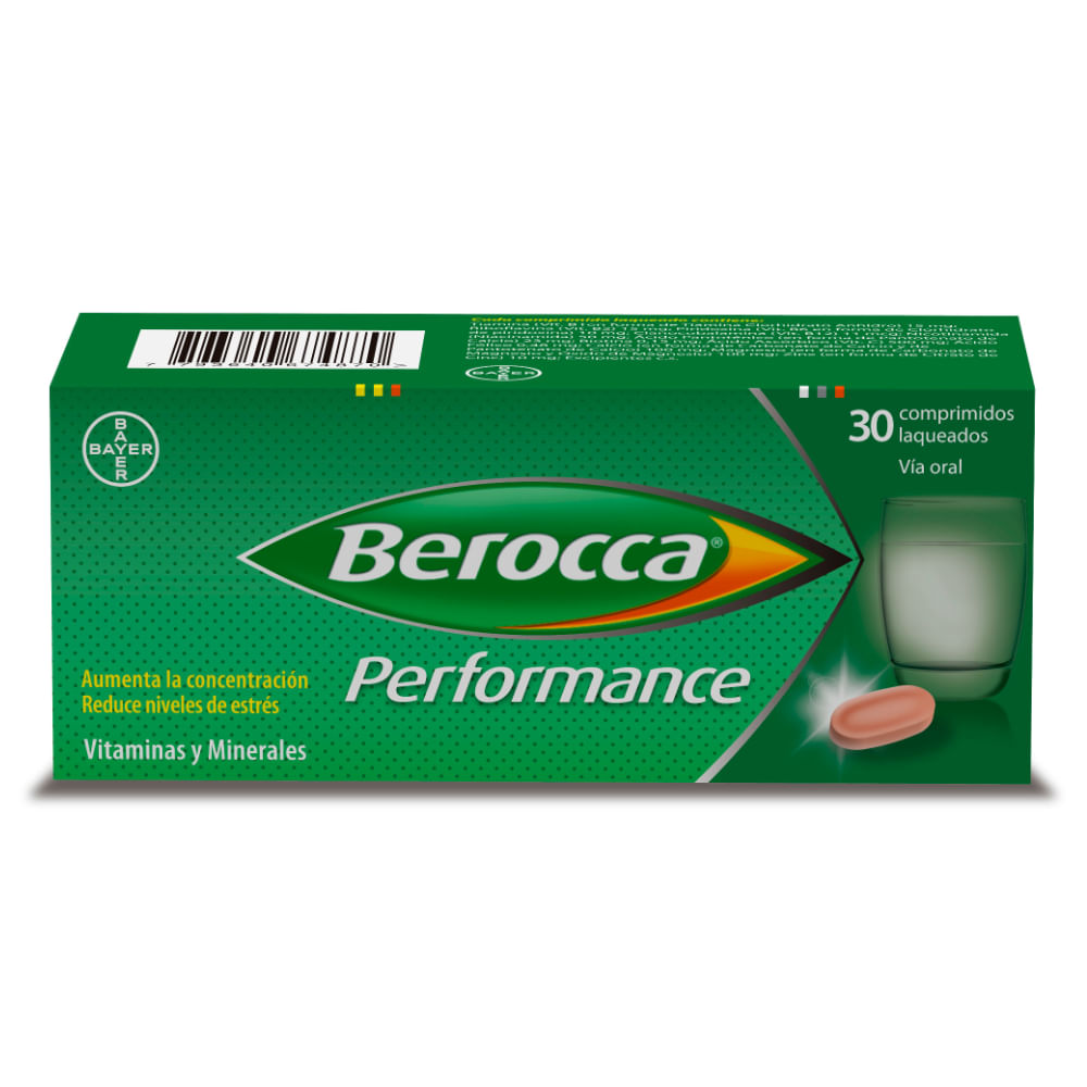 Berocca Performance Tabletas 30 Unidades - Farmacias Medicity