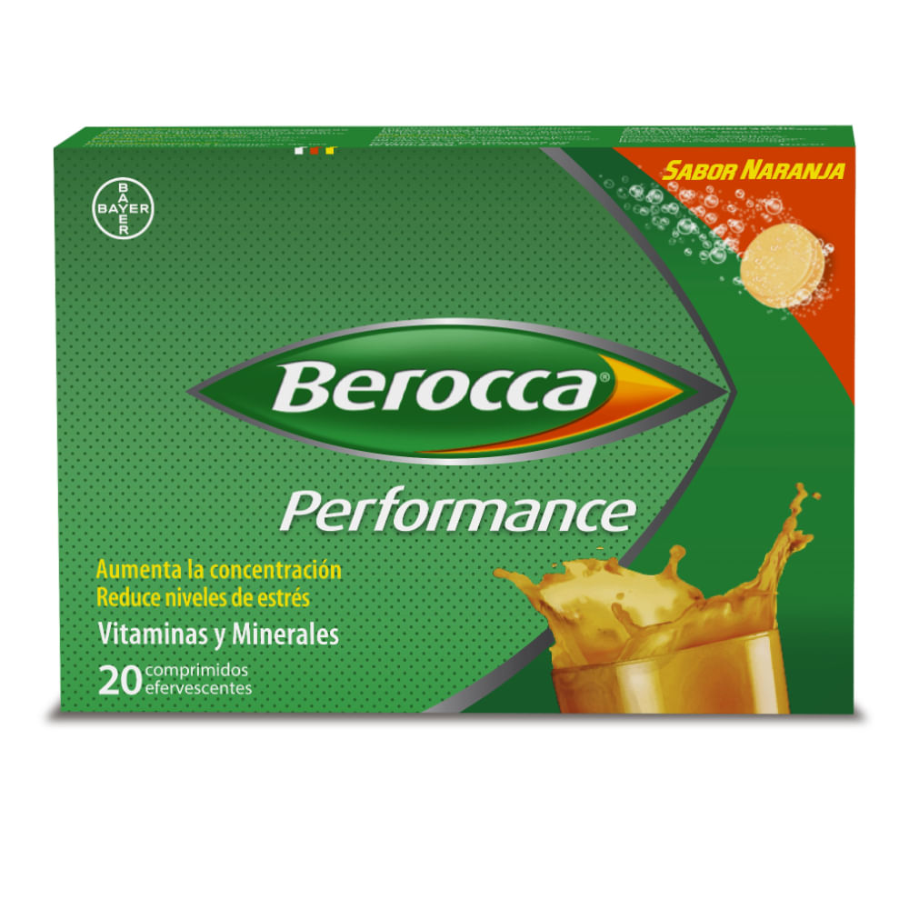 Berocca Performance Comprimidos Efervescente 20 Unidades - Farmacias ...